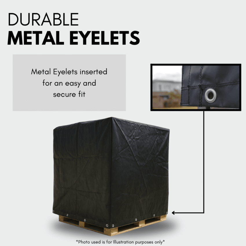 Heavy Duty Waterproof Reusable Pallet Cover - 1.25m x 1.25m x 1.80m ...