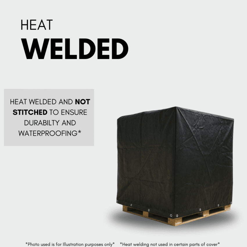 Heavy Duty Waterproof Reusable Pallet Cover - 1.25m x 1.25m x 1.80m ...